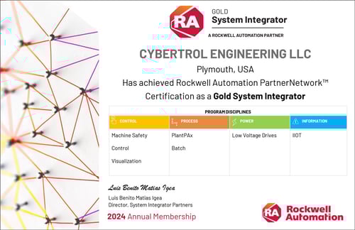 Cybertrol: A Rockwell Automation PartnerNetwork Gold System Integrator